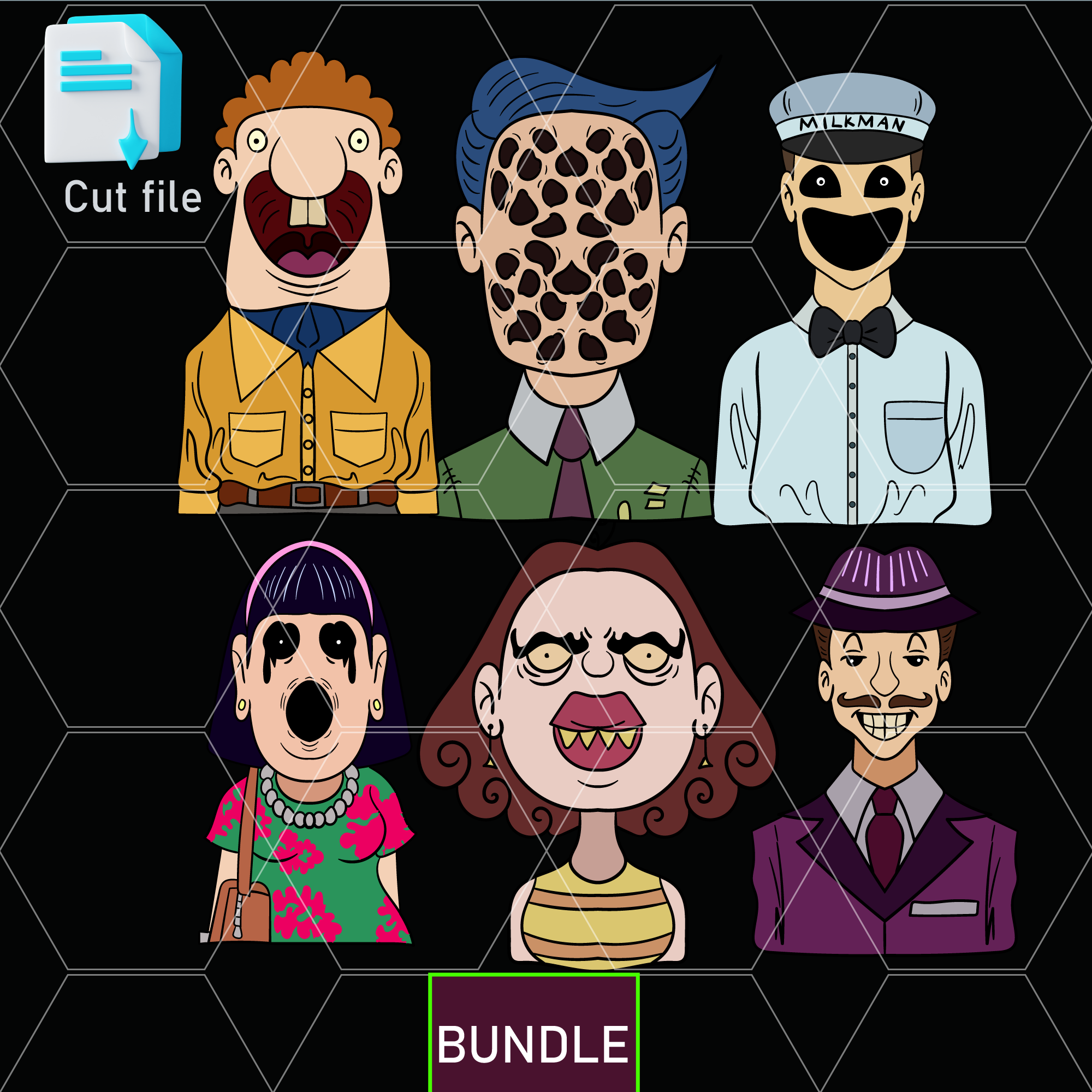 Editable Bundle That's not my neighbor Angus,Elenois Red han | Inspire ...