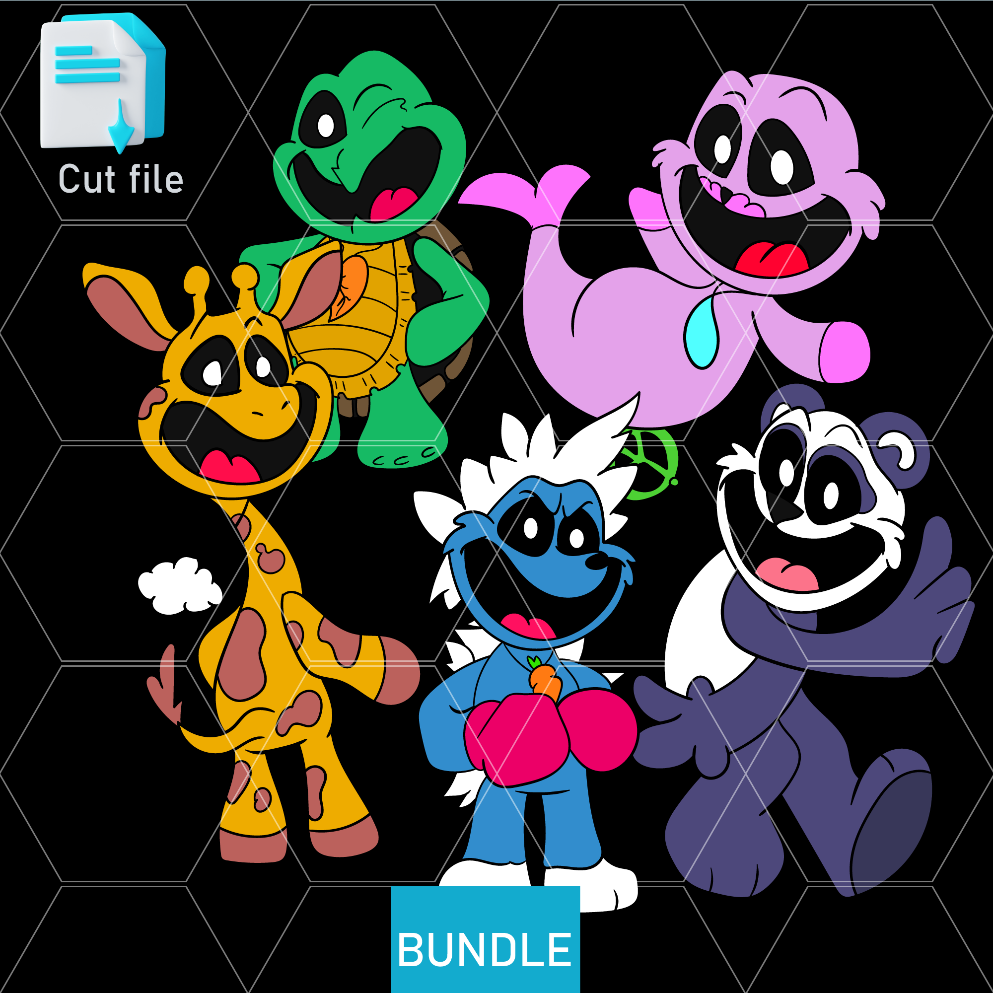 Editable Bundle Fanmade Smiling Critters, FunMade Sealmeal, | Inspire ...