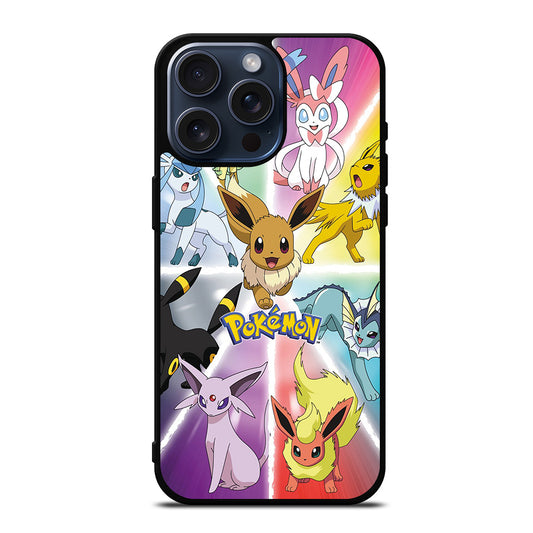 POKEMON EEVEE ALL EVOLUTION 3 for iPhone 11 case, iPhone 12 | Inspire ...