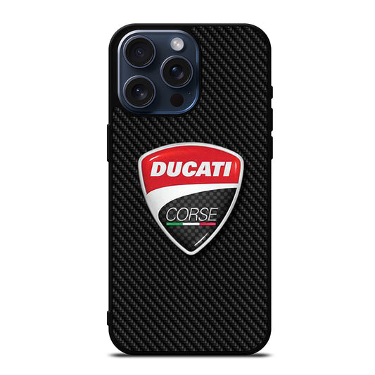DUCATI CORSE CARBON LOGO for iPhone 16 case, iPhone 12 case, | Inspire ...
