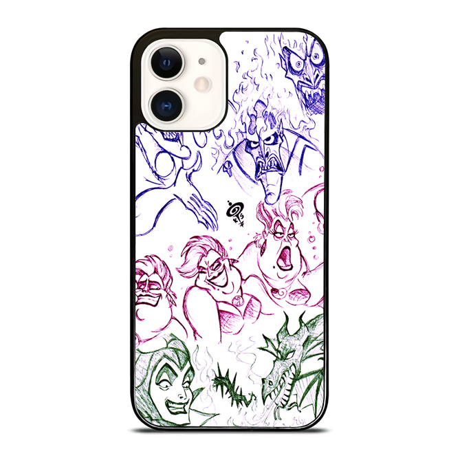 Villain Drawing 714 iPhone Case | Inspire Uplift