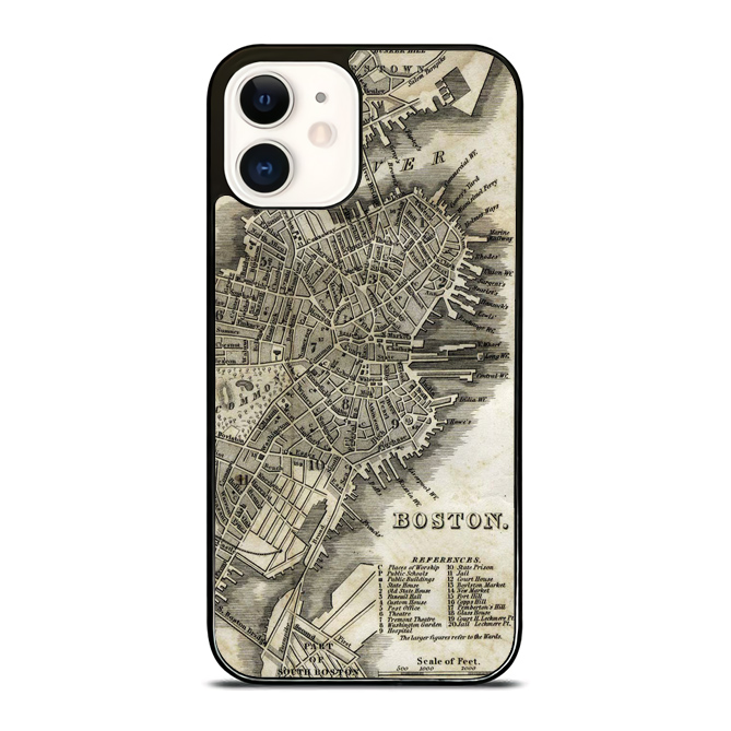 Boston Map iPhone Case | Inspire Uplift