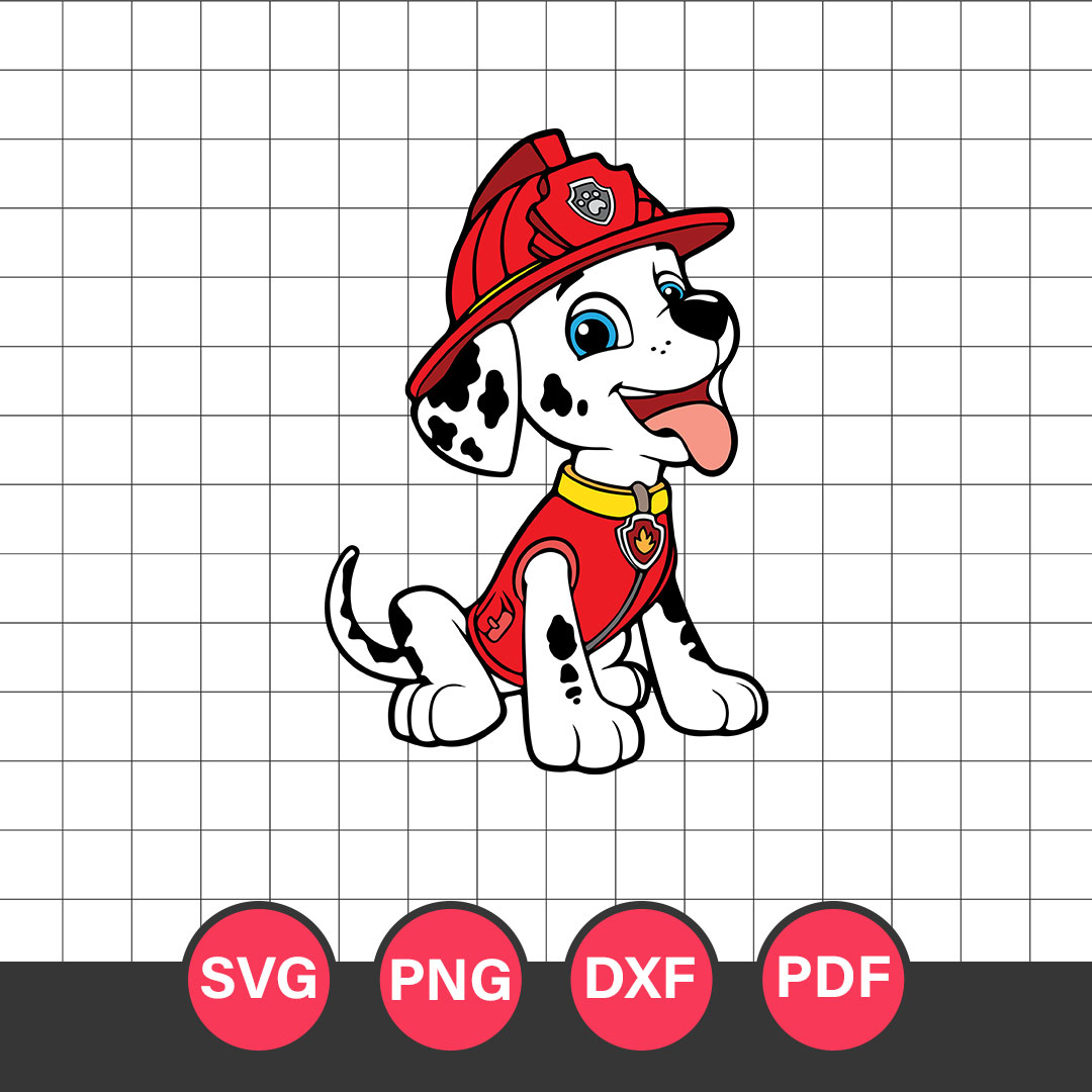 Marshall Dog Svg, Marshall Paw Patrol Svg, Paw Patrol Svg, C | Inspire ...