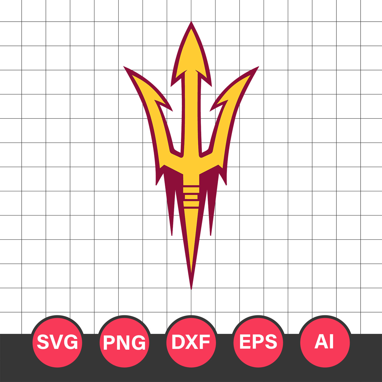 Sun Devils Logo Svg | Inspire Uplift