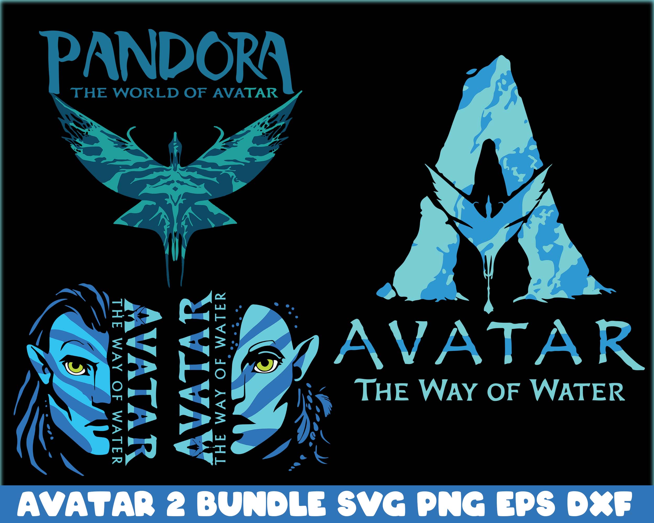 Avatar 2 bundle svg, Avatar the way of the water Avatar 2 | Inspire Uplift