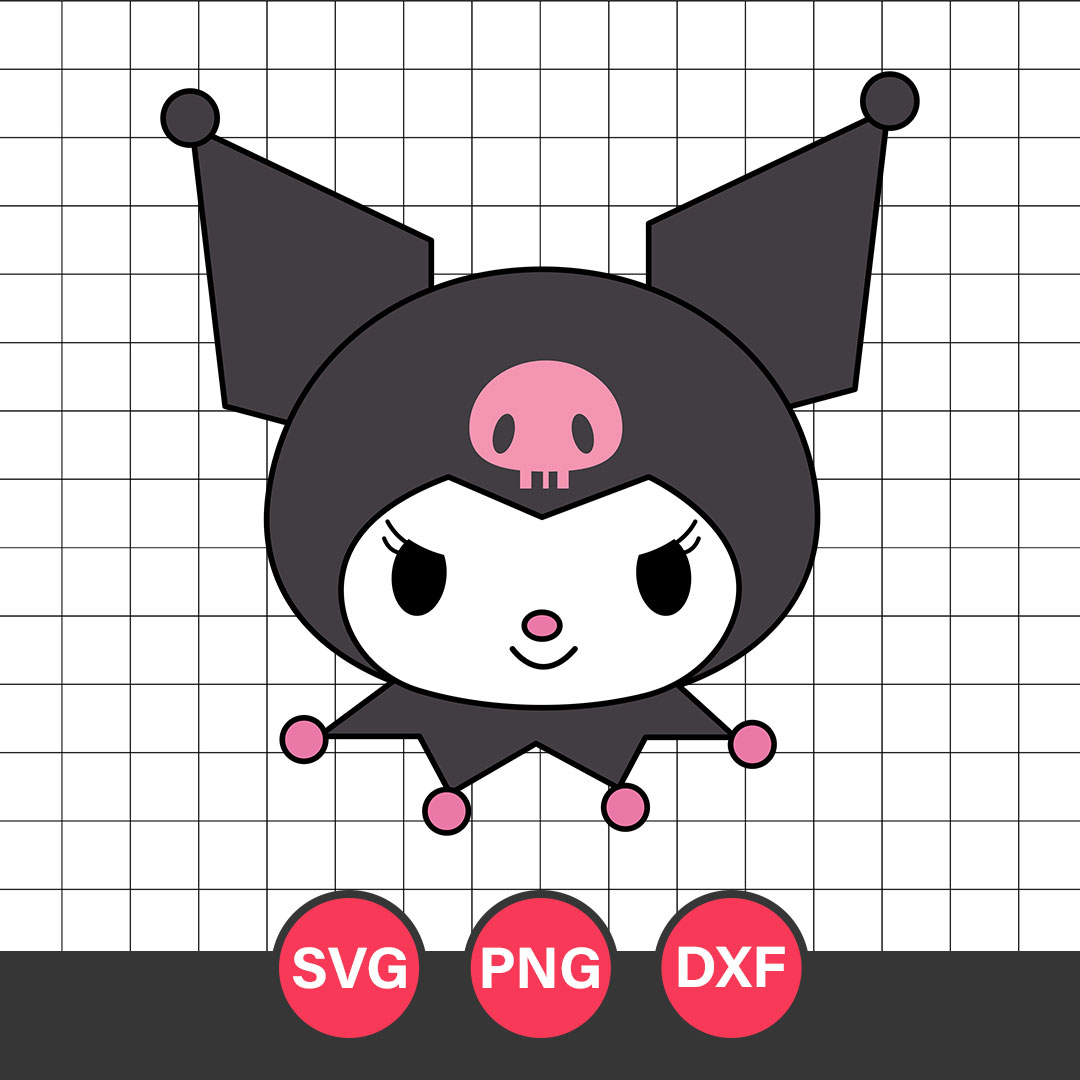 Kuromi Svg, Hello Kitty Svg, Kawaii Kitty Cat Svg, Svg, Cart | Inspire ...