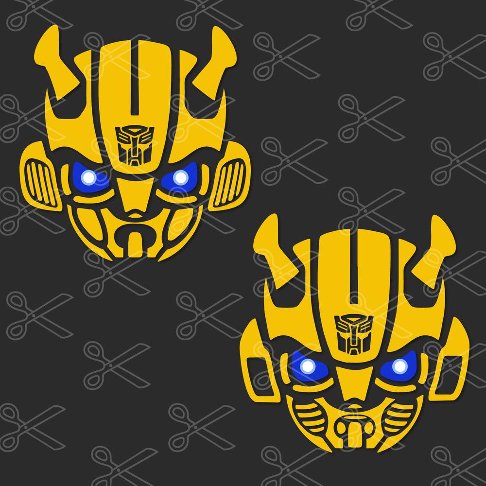 Bumblebee Transformer Svg, Bumblebee Transformer Face Svg, B | Inspire ...