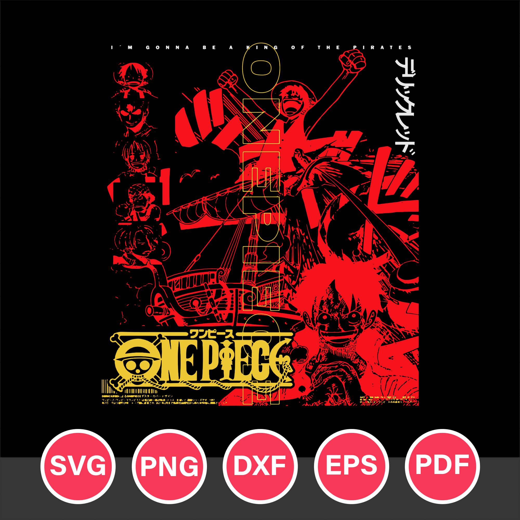One Piece Svg, Anime One Piece Svg, Anime Svg, Anime Manga S | Inspire ...