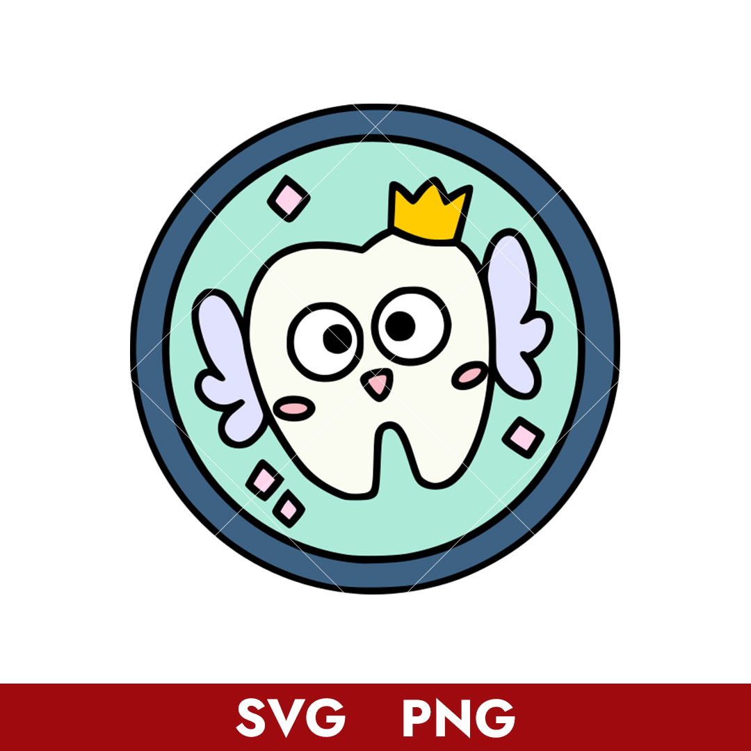 Tooth Fairy Sticker Svg, Bluey Svg, Cartoon Svg, Png Digital | Inspire ...