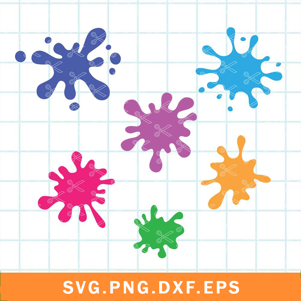 Paint Splatter Svg | Inspire Uplift