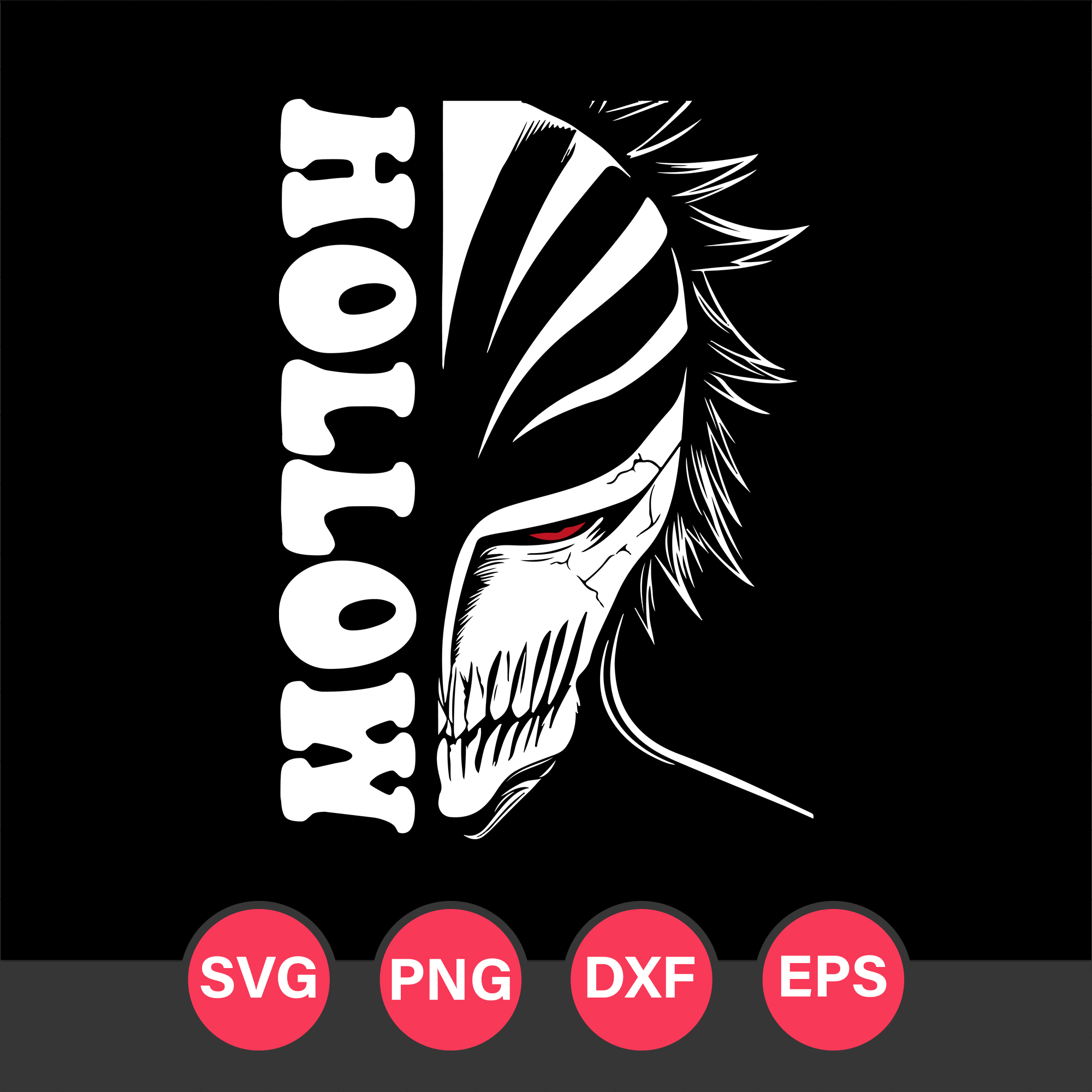 Mask Hollow Bleach Svg, Bleach Svg, Bleach Anime Svg, Blea | Inspire Uplift