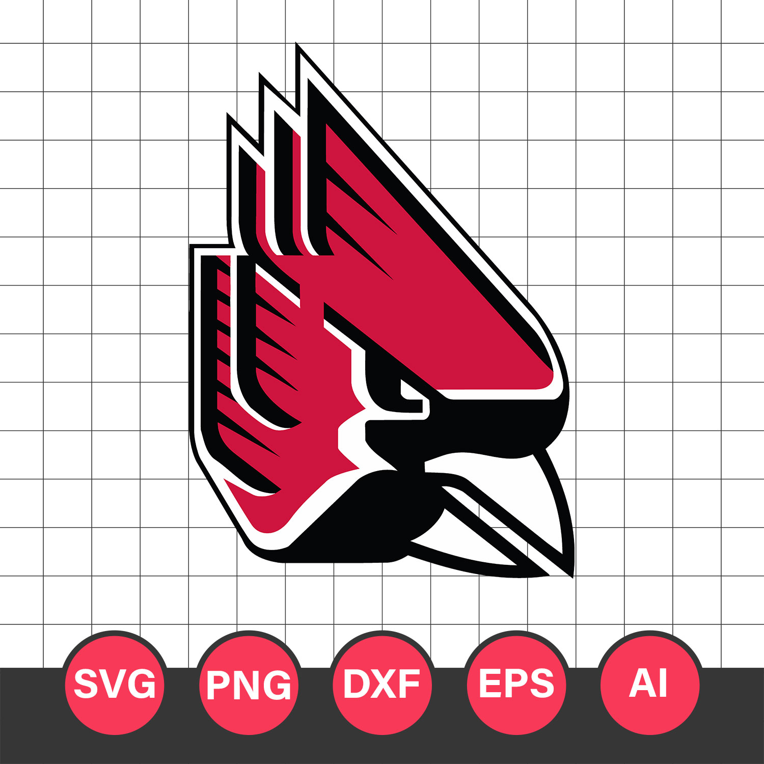 Ball State Cardinals Logo Svg, Ball State Cardinals Svg, Bal | Inspire ...