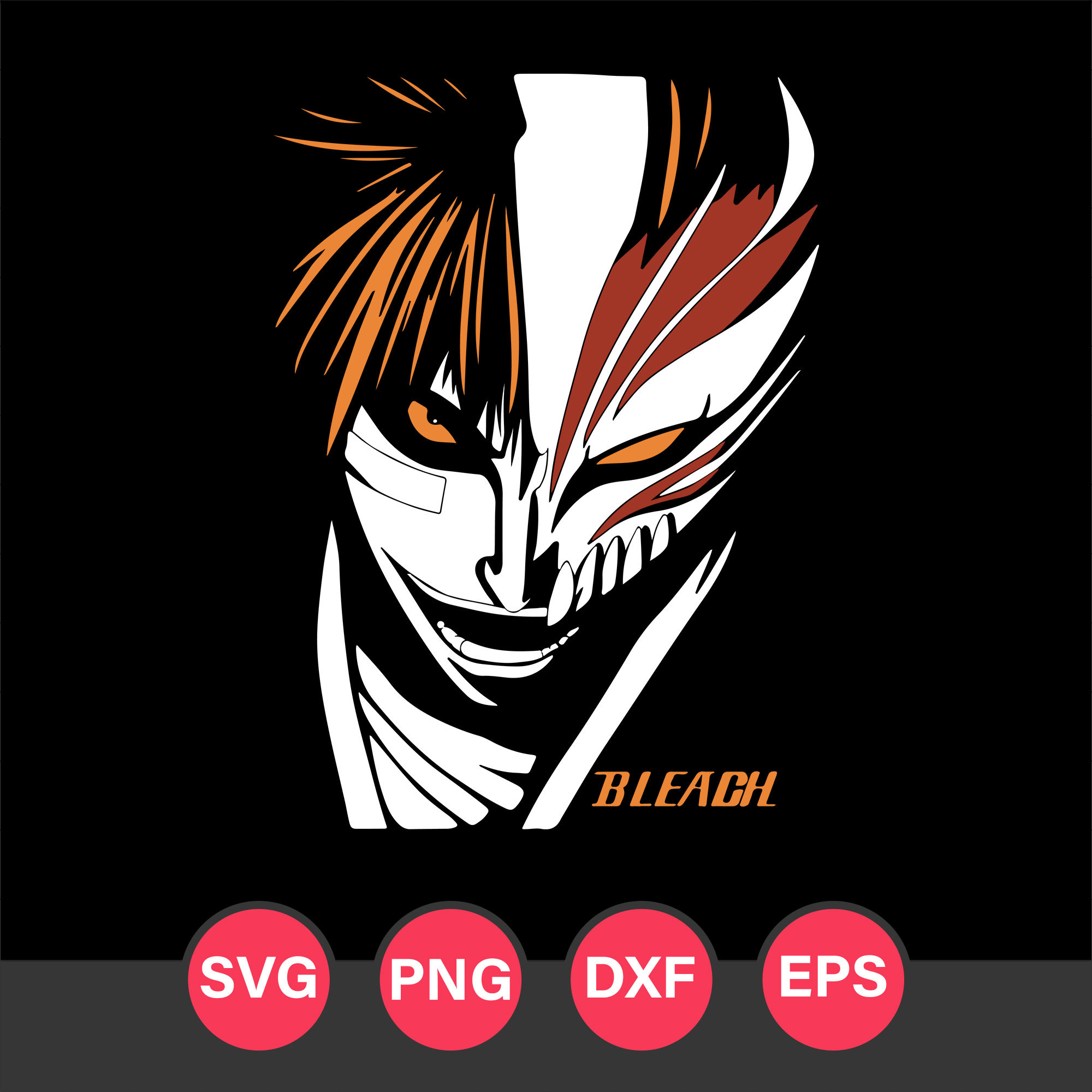 Kurosaki Ichigo Bleach Svg, Bleach Svg, Bleach Anime Svg, Bl | Inspire ...
