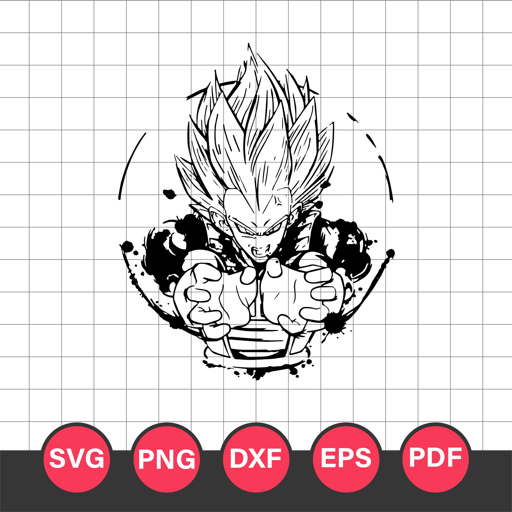 Vegeta Svg | Inspire Uplift