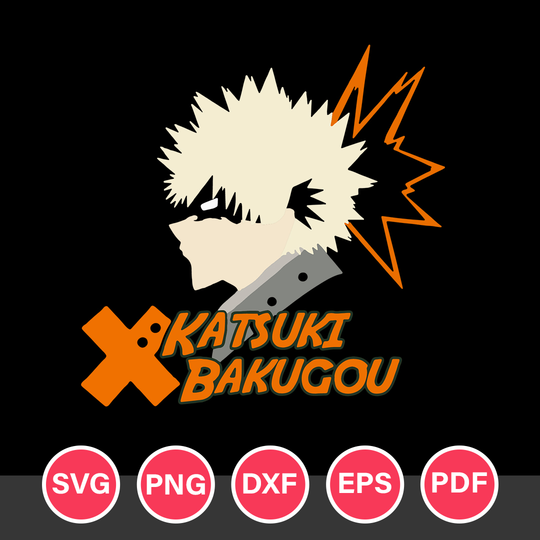Katsuki Bakugo Svg, Katsuki Bakugo Svg, My Hero Academia Svg | Inspire ...