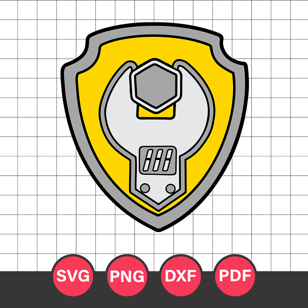 Rubble Badge Svg, Rubble Paw Patrol Svg, Paw Patrol Svg, Car | Inspire ...