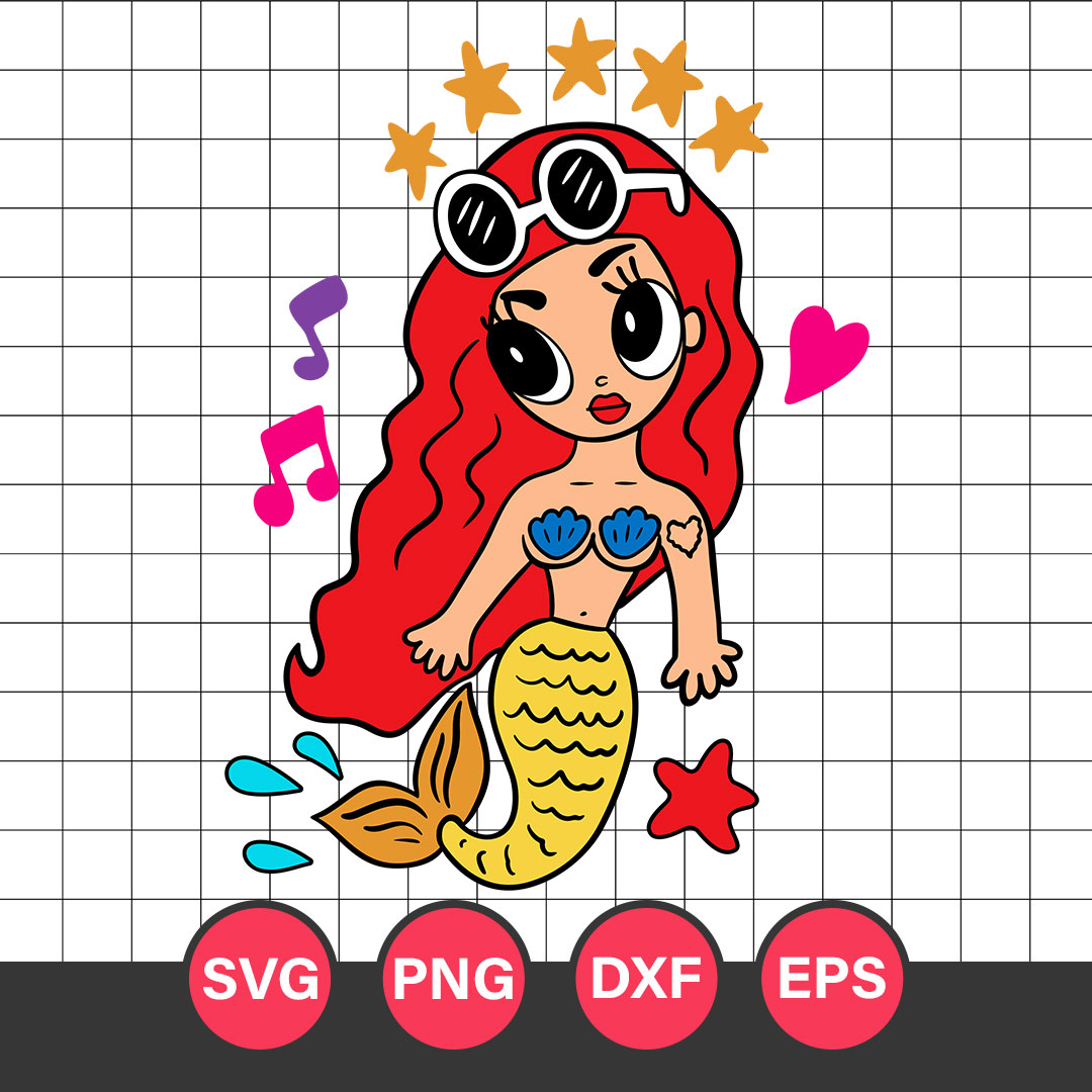 Karol G Mermaid Svg | Inspire Uplift