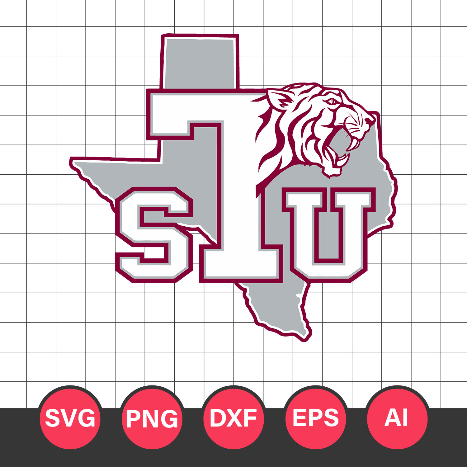 Texas Southern Tigers Logo Svg, Texas Southern Tigers, Texas | Inspire ...