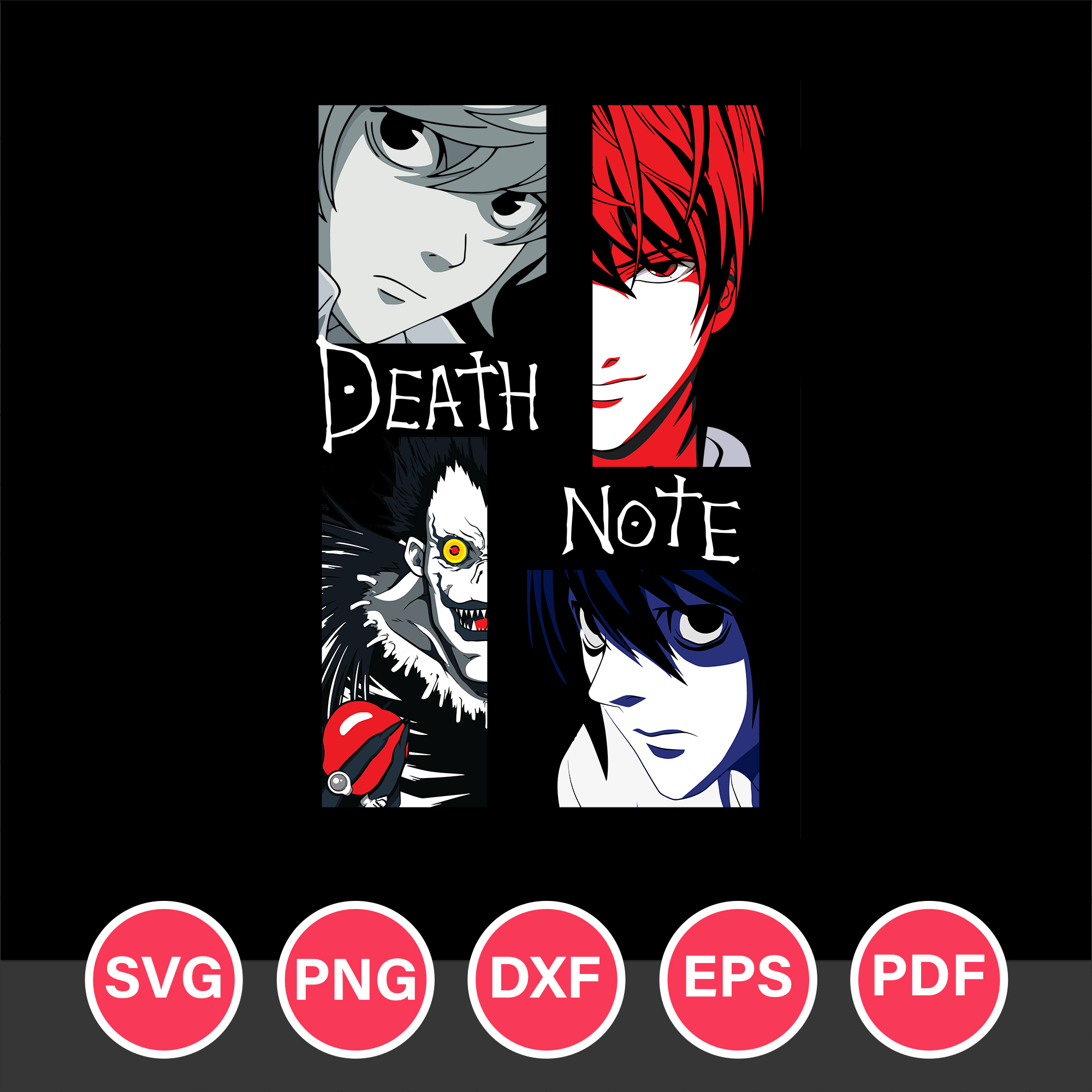 Death Note Svg | Inspire Uplift