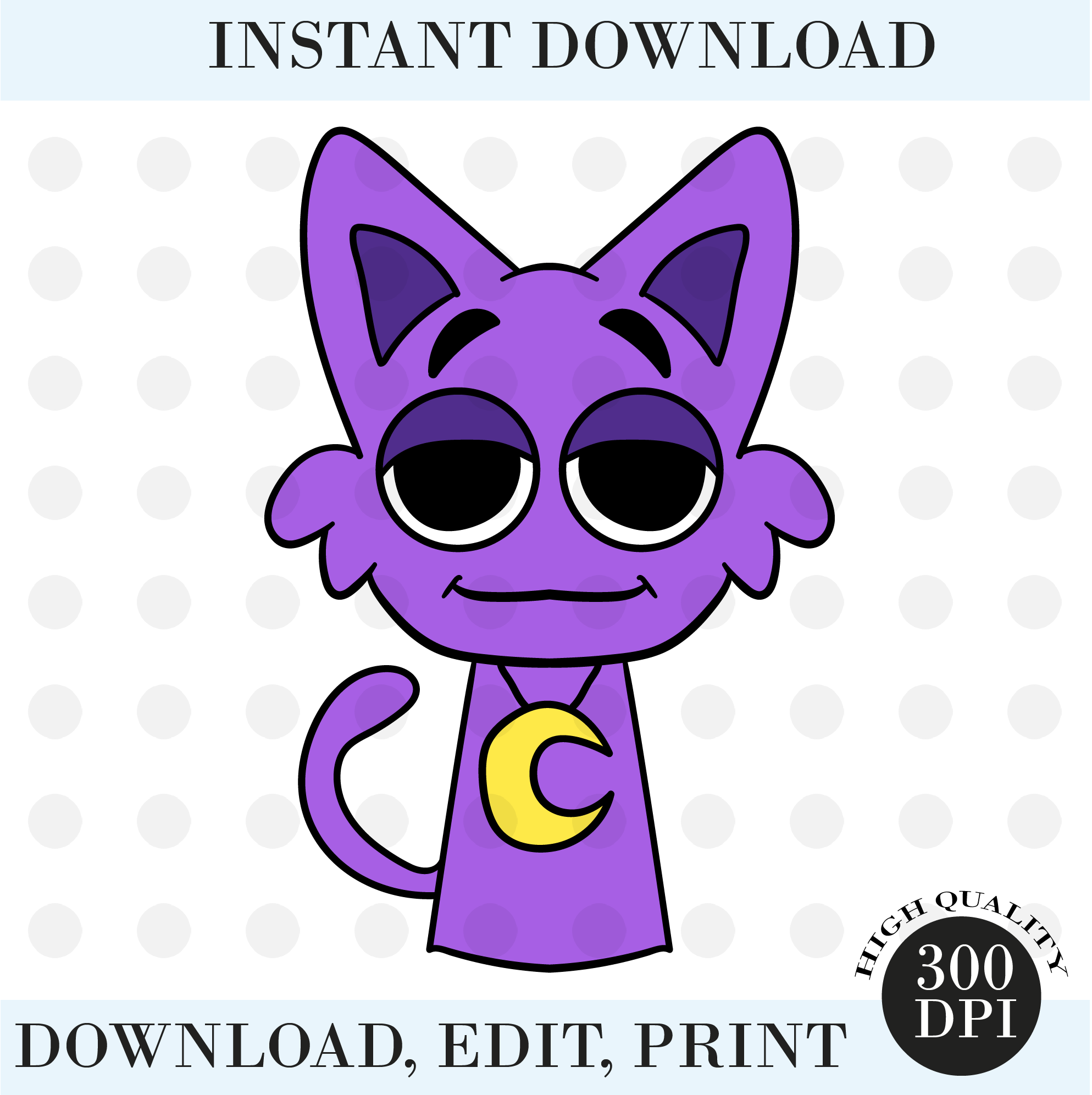 Sprunki CatNap SVG, Sprunki CatNap Png, Sprunki CatNap Ink C | Inspire ...