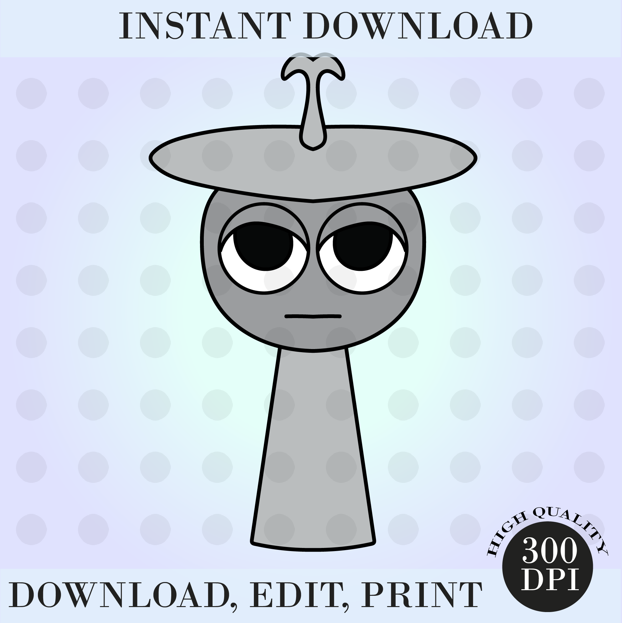 Sprunki Silver Clukr SVG, Fun Bot Png, Sprunki Incredibox In | Inspire ...