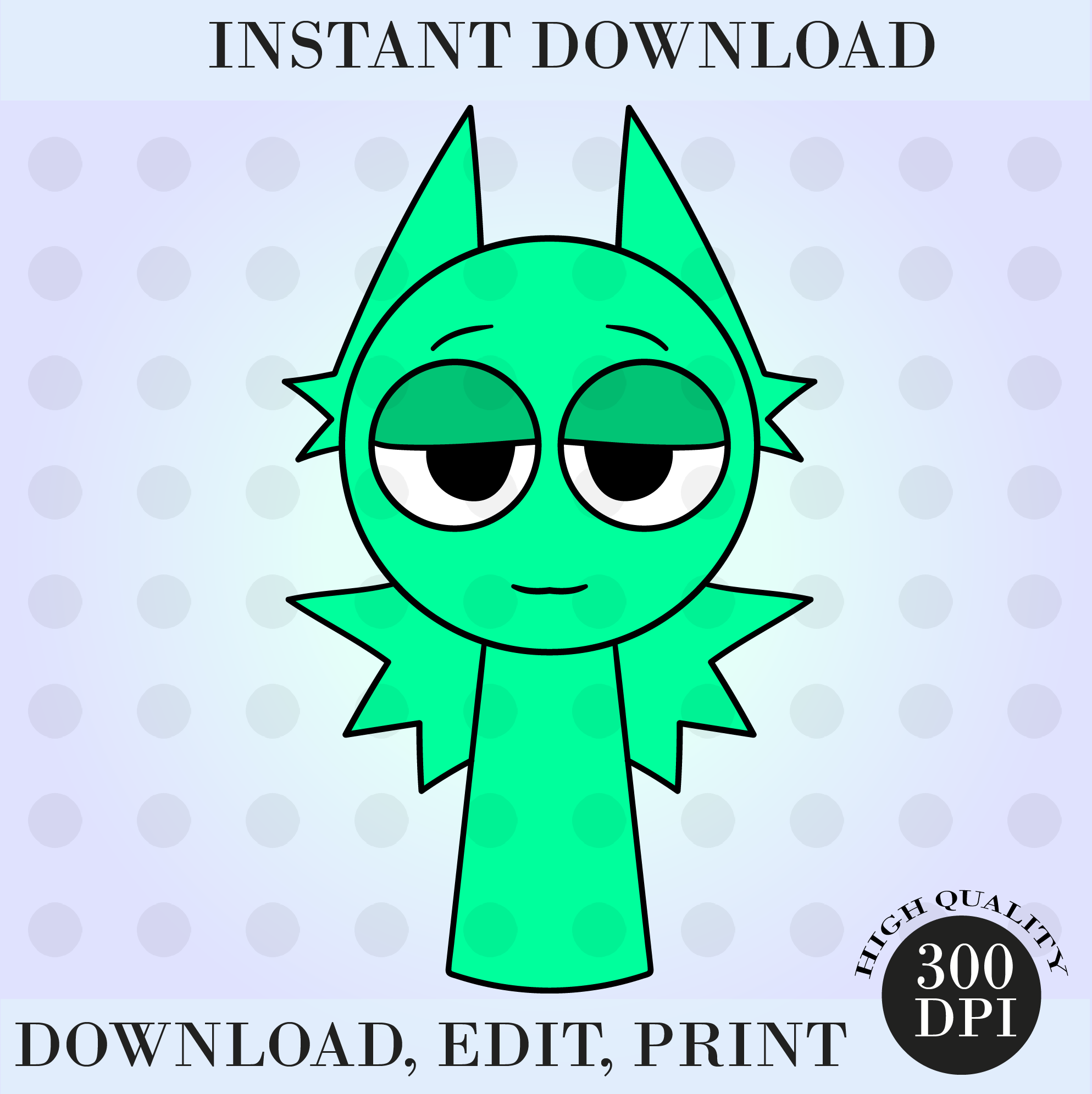 Sprunki Bri SVG, Fun Bot Png, Sprunki Incredibox Ink Colorin | Inspire ...