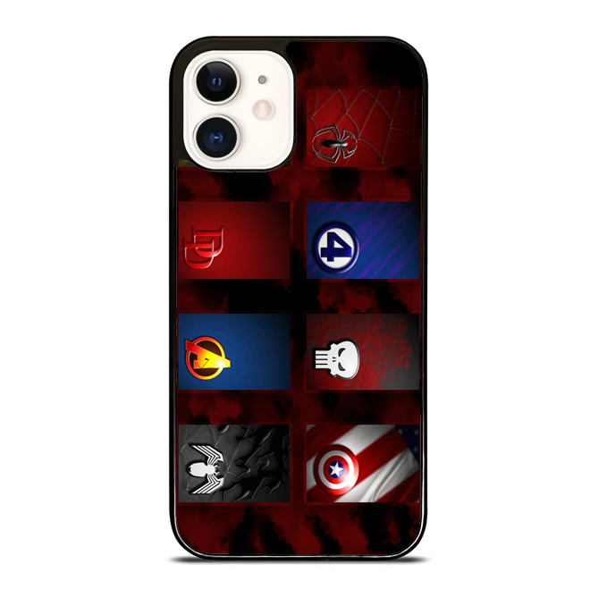 Marvel Superhero Logo iPhone Case | Inspire Uplift