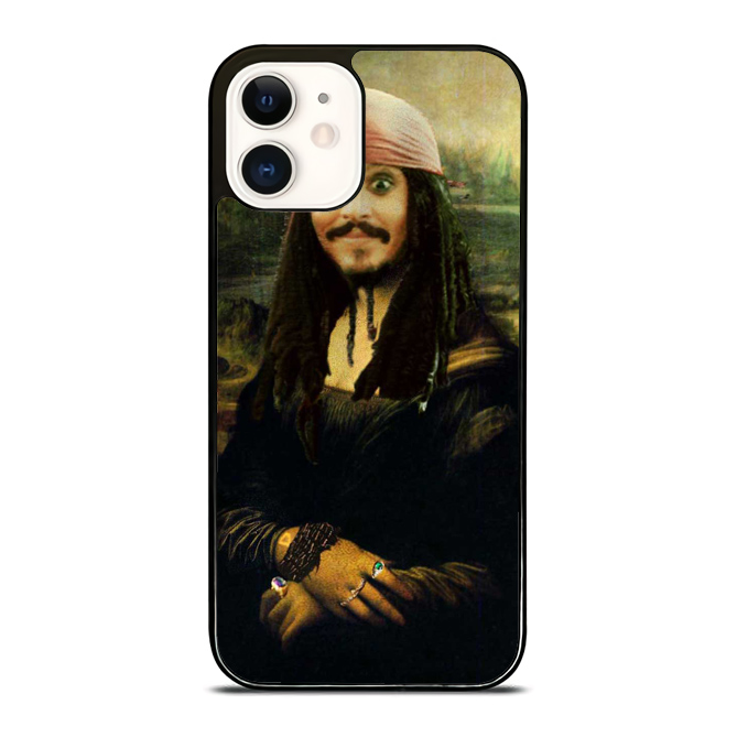 Jack Sparrow As Mona Lisa iPhone Case - Upgrade Your iPhone | Inspire Uplift