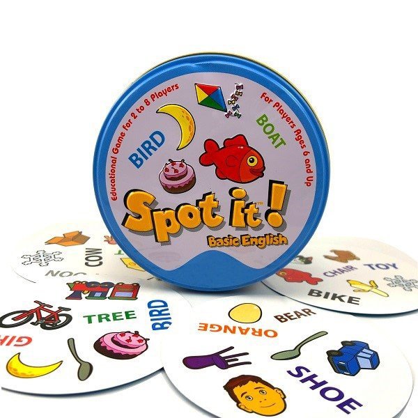 SPOT IT! BASIC ENGLISH Board Games Gift | Inspire Uplift