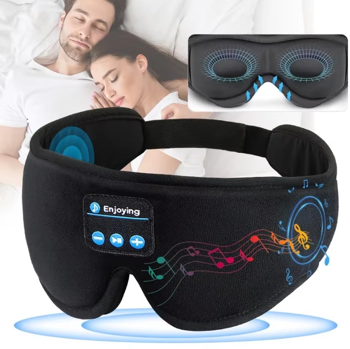 3D Eye Mask Music Play Sleeping Headphones with Built-in HD | Inspire ...