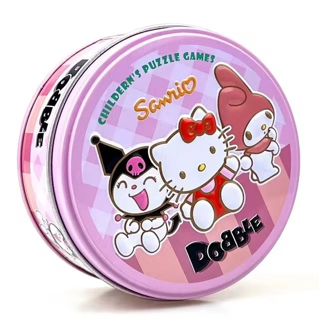 Dobble Hello Kitty Card Game Double juego Card Table Board G | Inspire ...