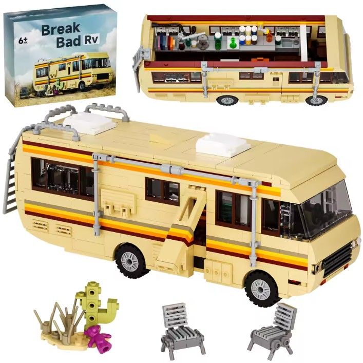 Breaking Bad Cooking Lab RV Car Building Blocks Walter White | Inspire ...