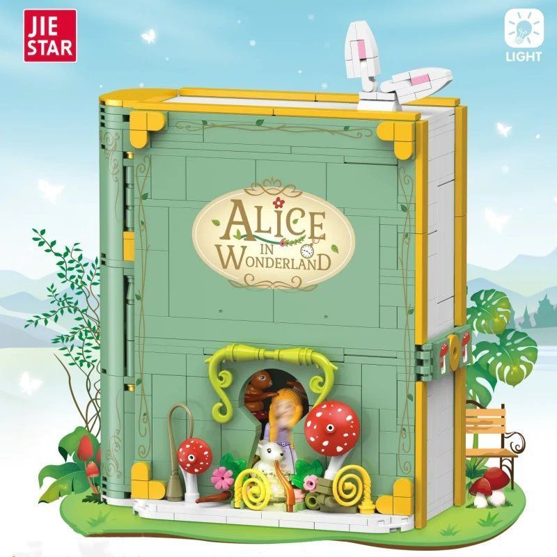 Alice In Wonderland 2 Fairytale Building Book Brick Set Comp | Inspire ...