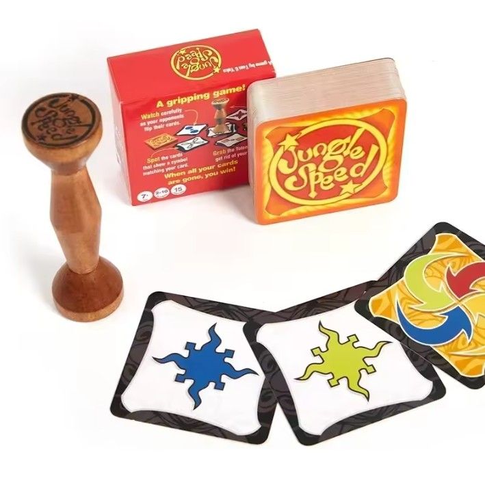 Jungle Board Game Brown Wood Token Run Fast Pair Forest Spee | Inspire ...