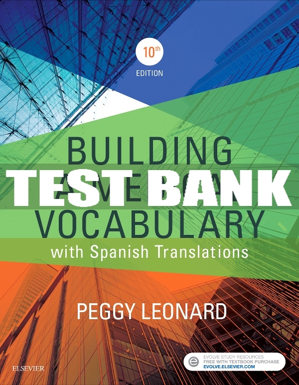 Test Bank For Building A Medical Vocabulary 10th 2018 All Inspire test-bank-for-building-a-medical-vocabulary-10th-2018-all-inspire
