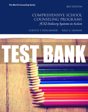 Test Bank For Comprehensive School Counseling Programs: K-12 | Inspire ...