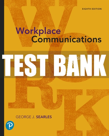 Test Bank For Workplace Communications: The Basics 8th Editi | Inspire ...
