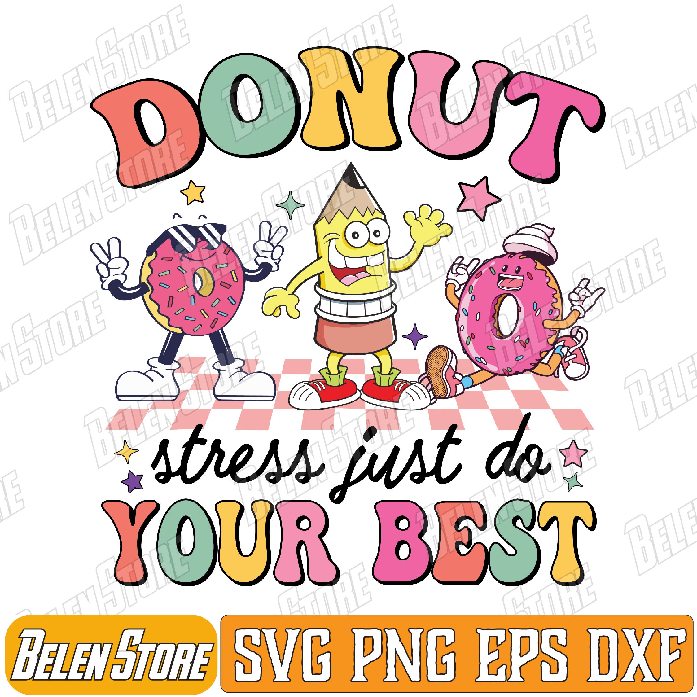 Donut Stress Svg | Inspire Uplift