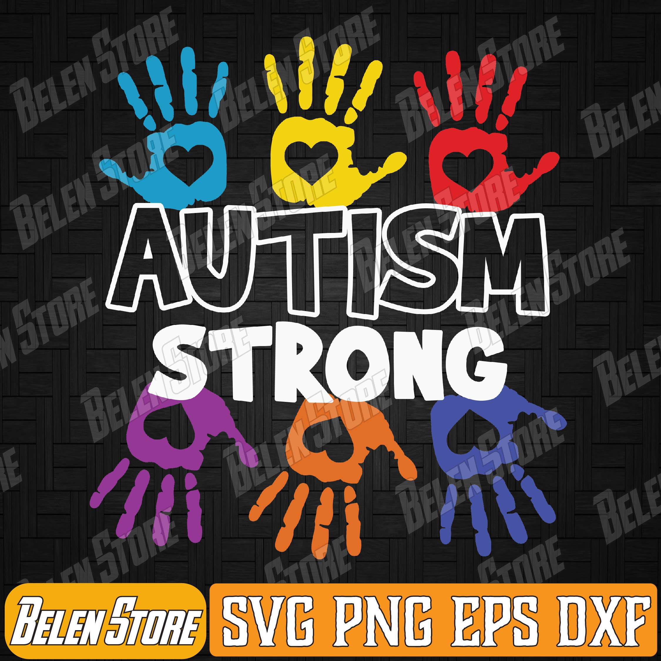 Autism Awareness Svg, Autism-Strong Love Svg, Autism Heart P | Inspire ...