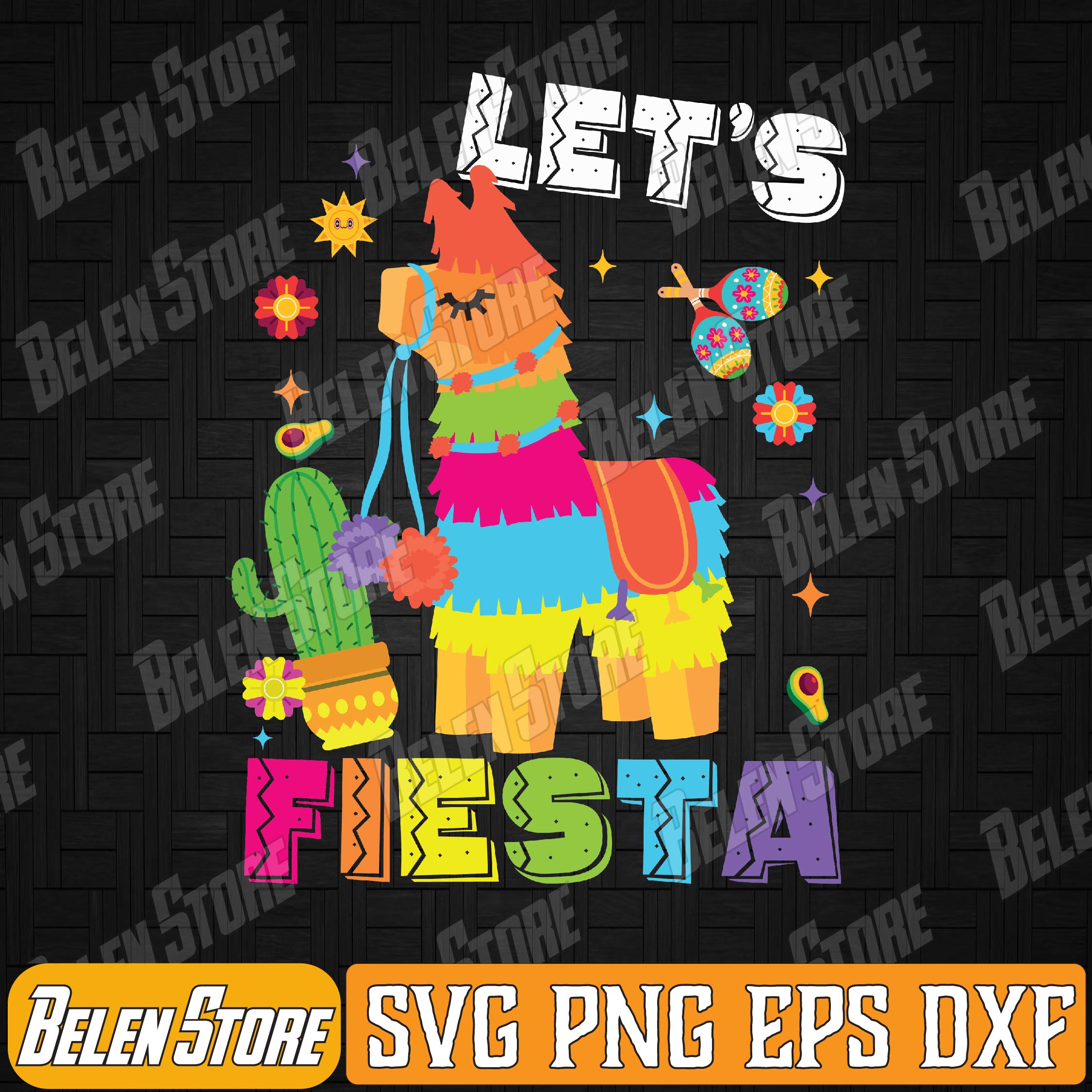 Lets Fiesta Svg | Inspire Uplift
