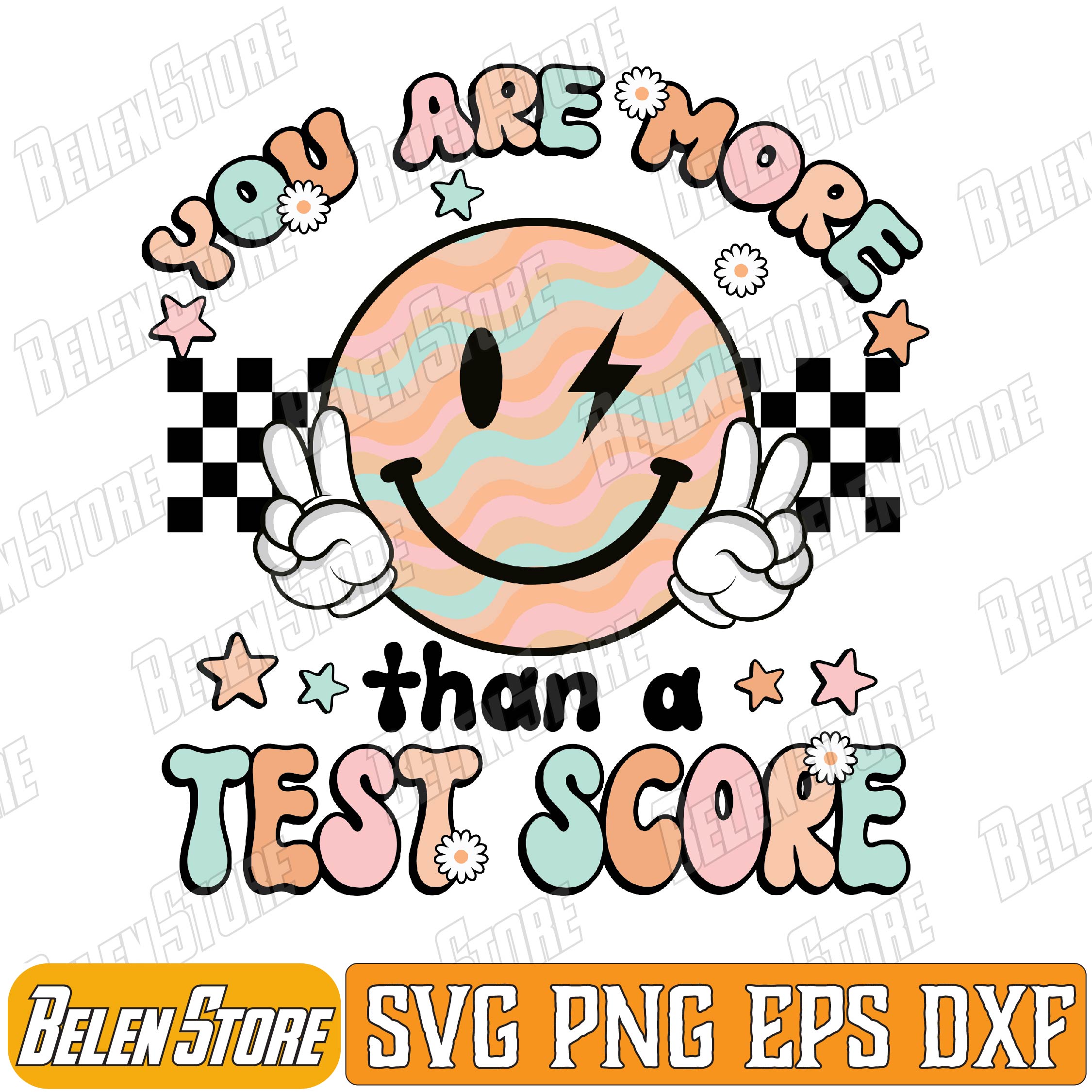 Teacher Groovy Smile You Are More Than A Test Score Testing | Inspire ...