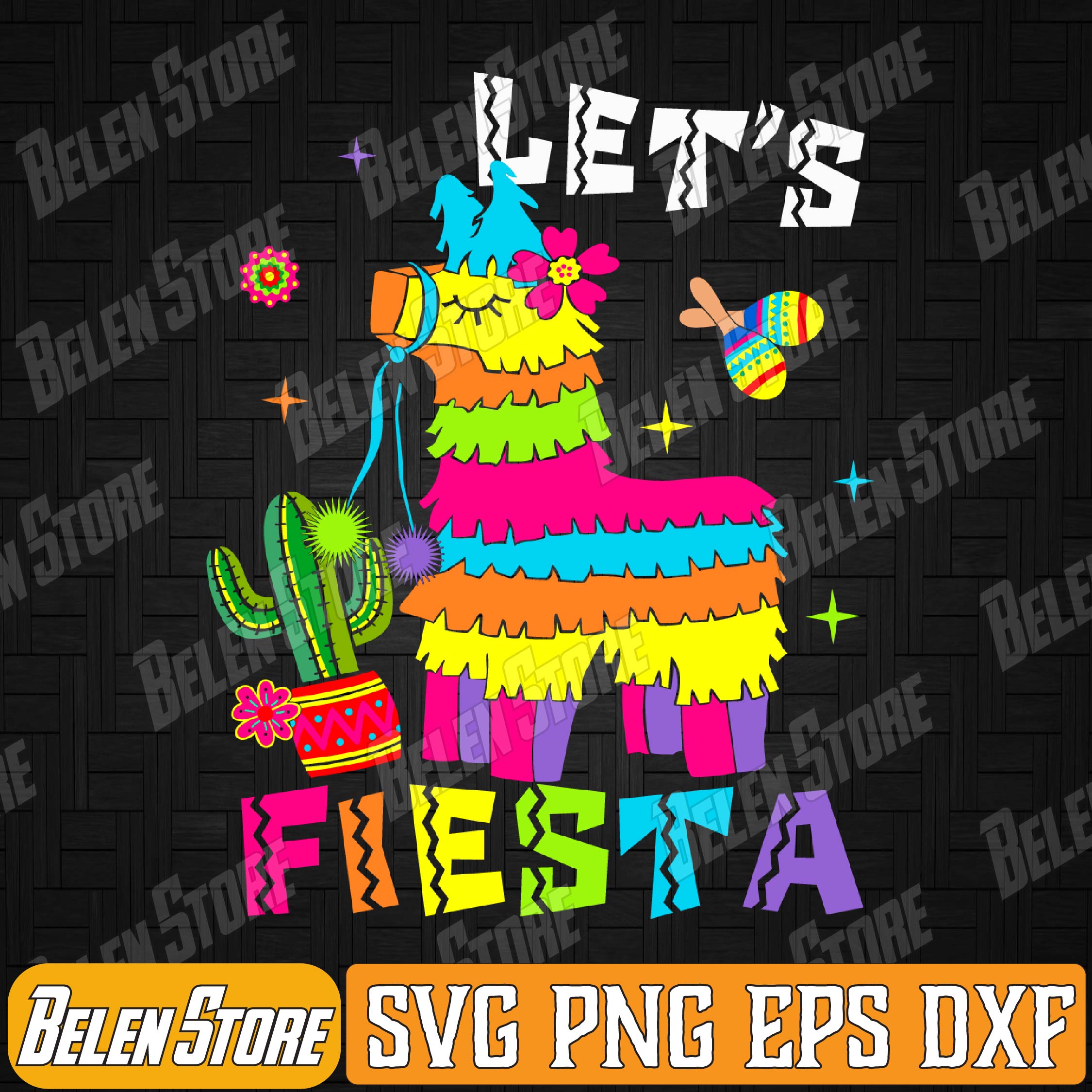 donkey pinata svg - Inspire Uplift