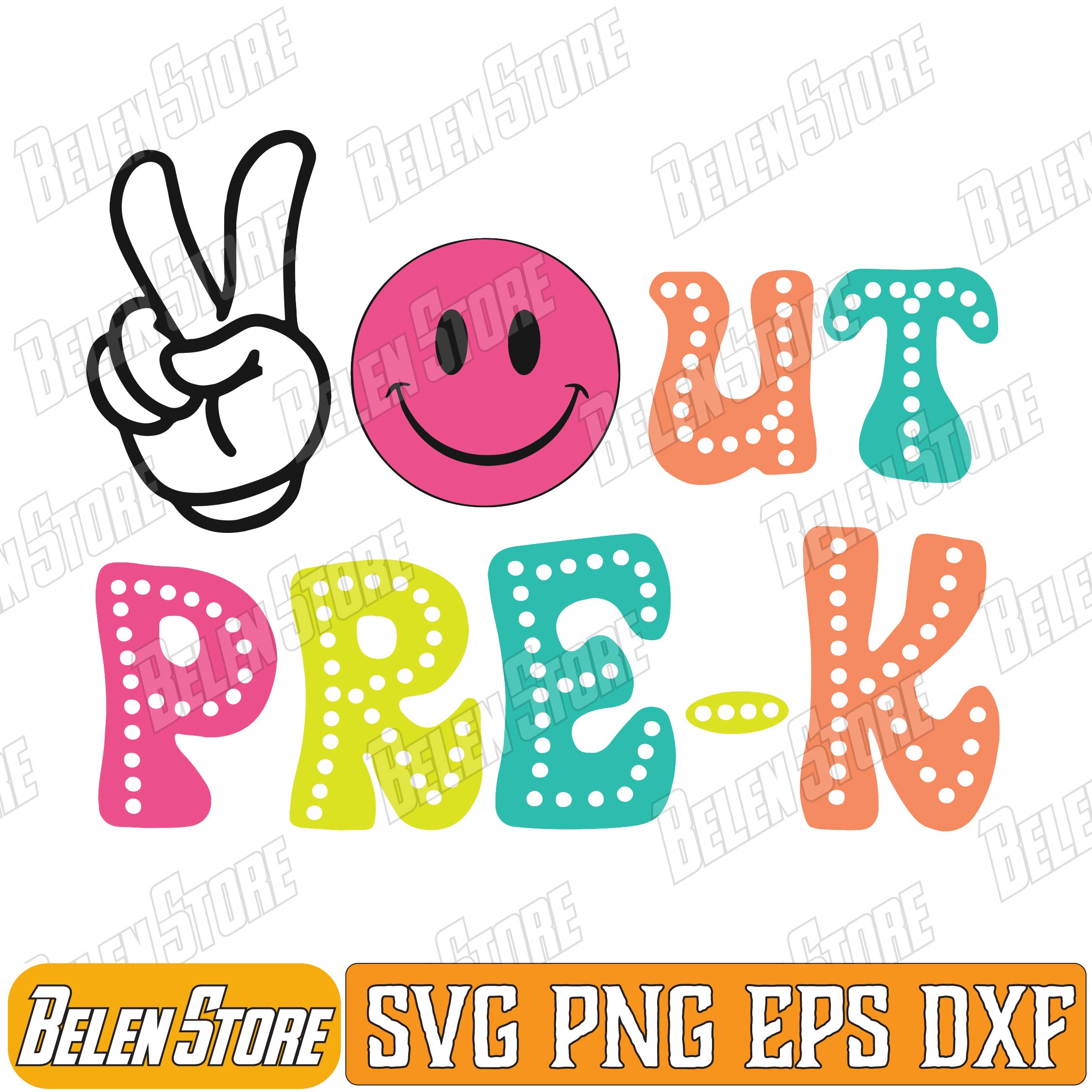 Peace Out Pre-K Graduation Class Of 2024 Last Day Of School - Inspire ...