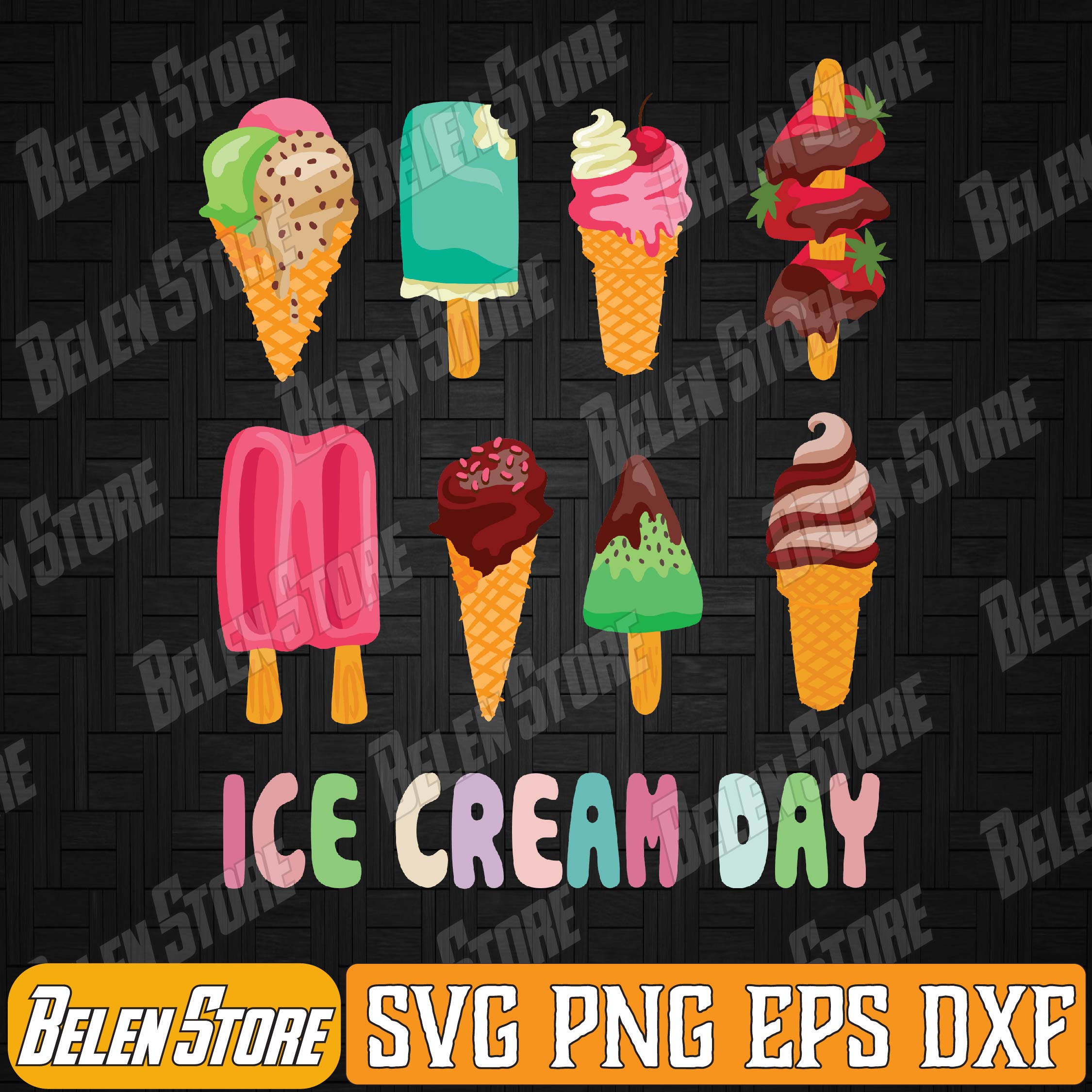 Ice Cream Svg File | Inspire Uplift