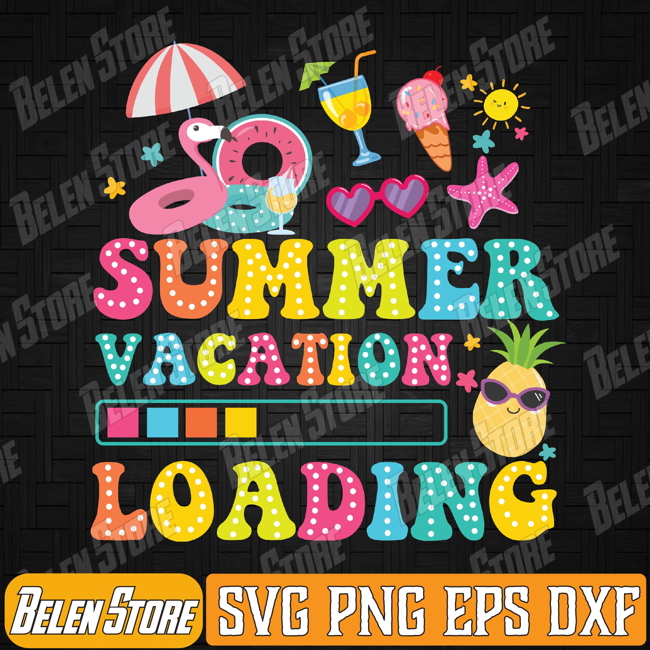 Summer Vacation Loading Last Day Of School Teacher Svg, Summ | Inspire ...