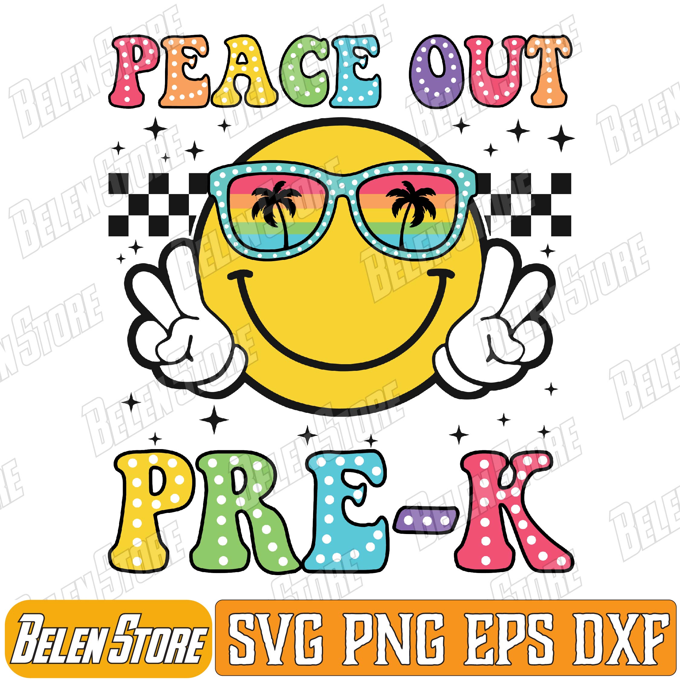 Peace Out Pre-K Svg, Last Day Of School Teacher Kids Svg, Pr | Inspire ...