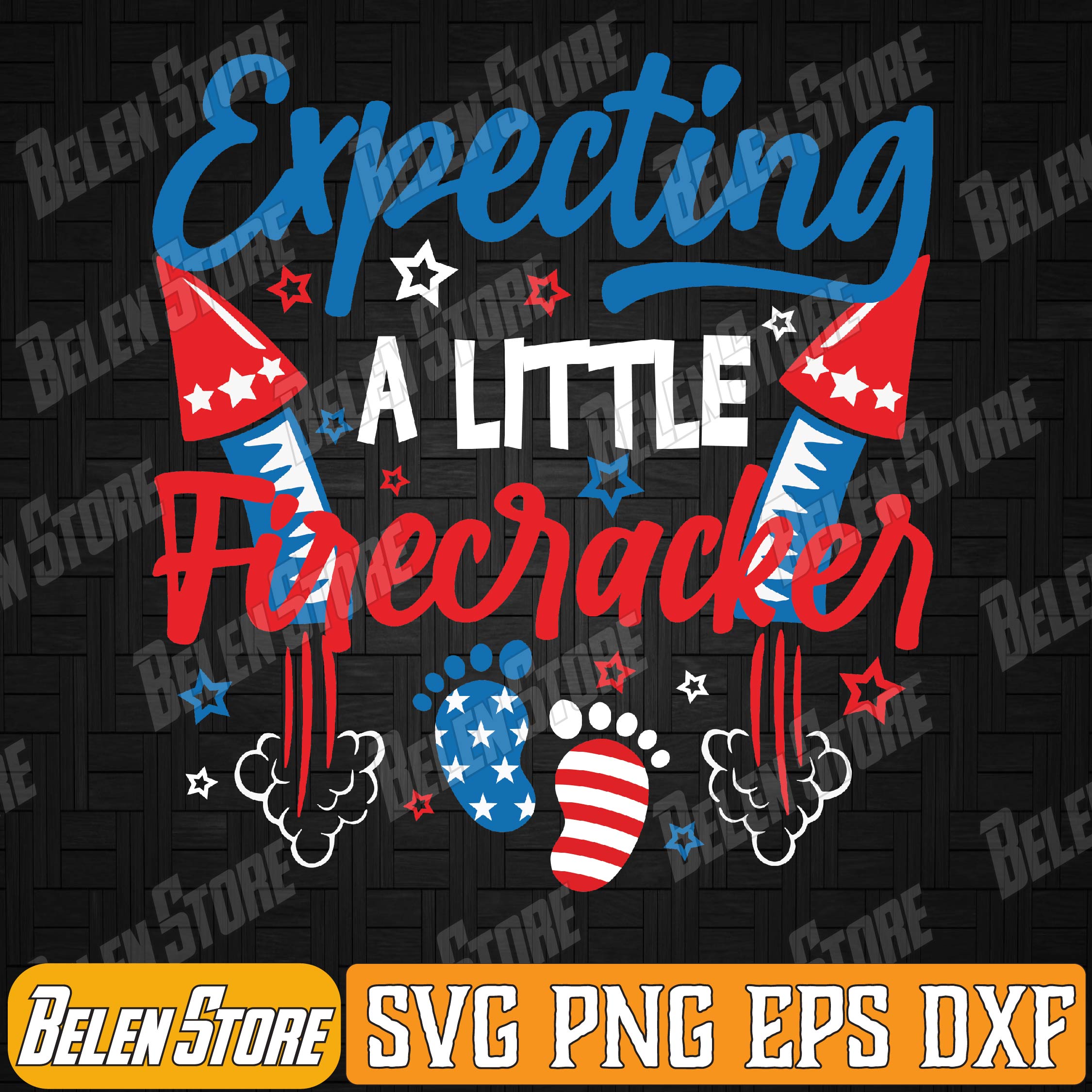 Expecting A Little Firecracker Funny Pregnancy Announcement | Inspire ...