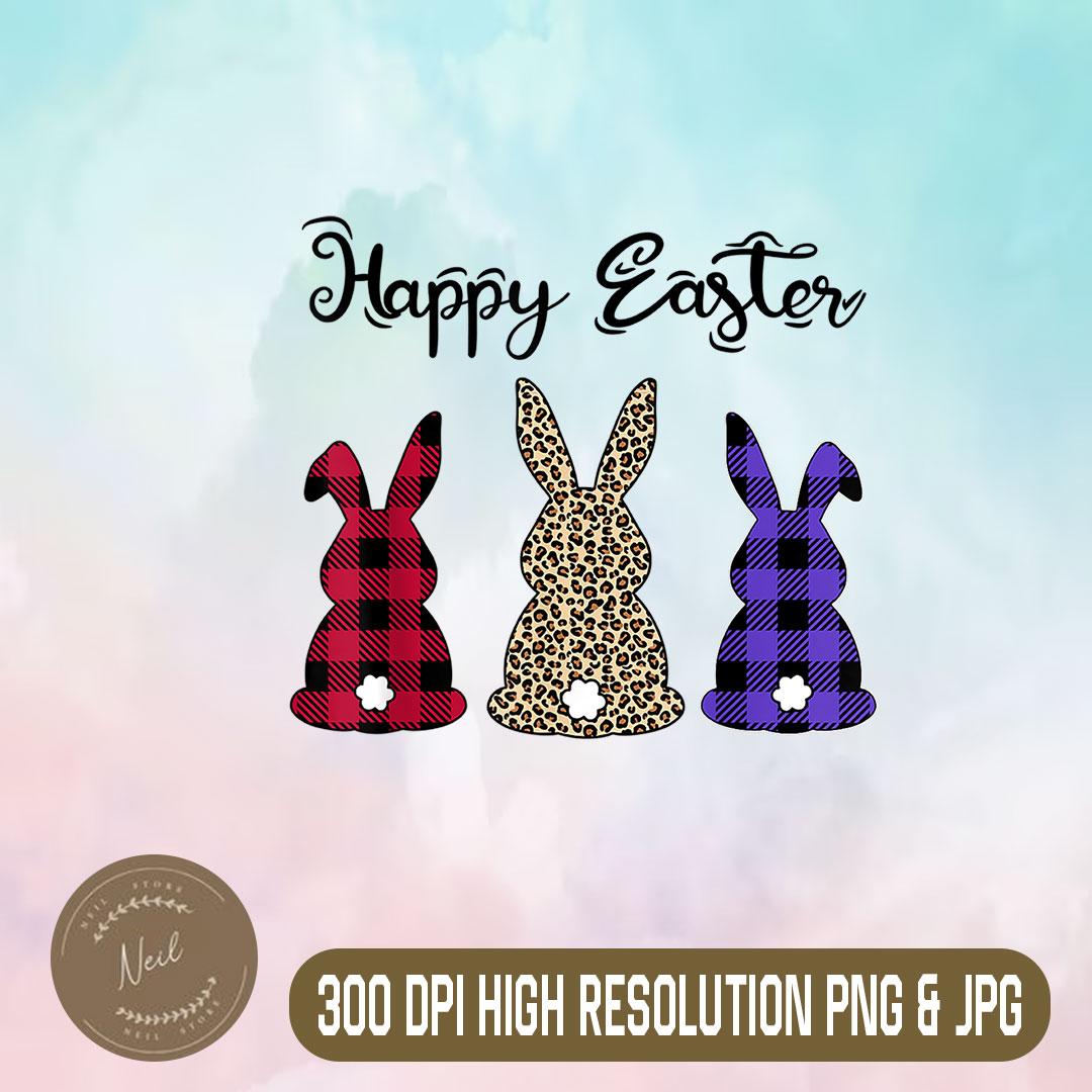 Easter Leopard Bunny Rabbit Palm Sunday Easter Day Png, Happ | Inspire ...
