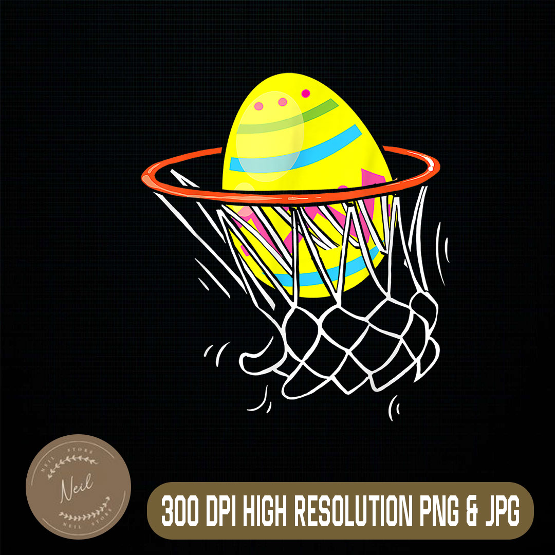 Funny Easter Basketball Egg Hunting Easter Day Png, Happy Ea | Inspire ...