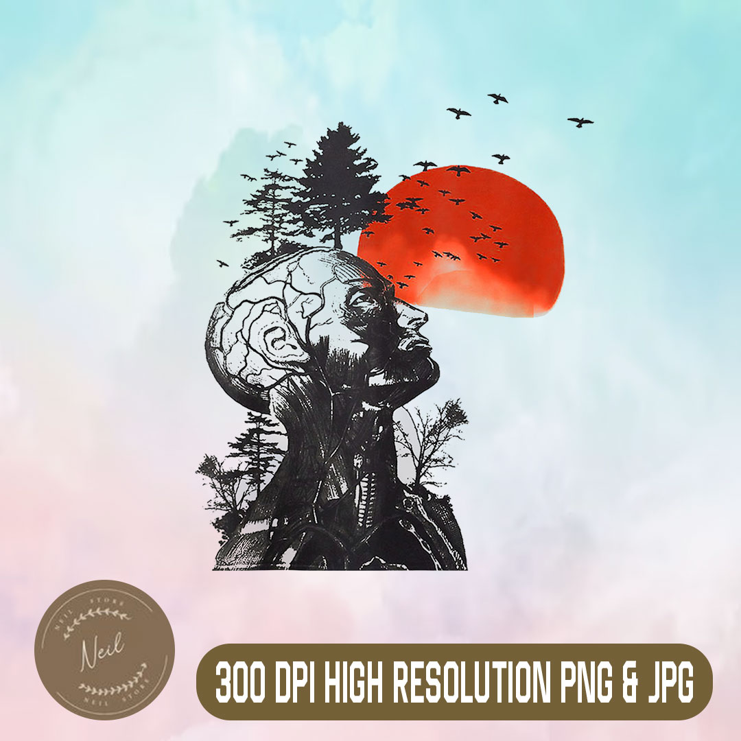 Hangover Human Tree Graphic Png, Digital File, PNG High Qual - Inspire ...